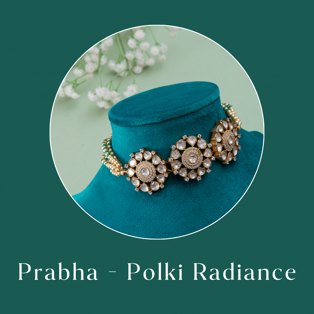 Prabha - Polki Radiance – Karnika Jewels | Silver jewelry
